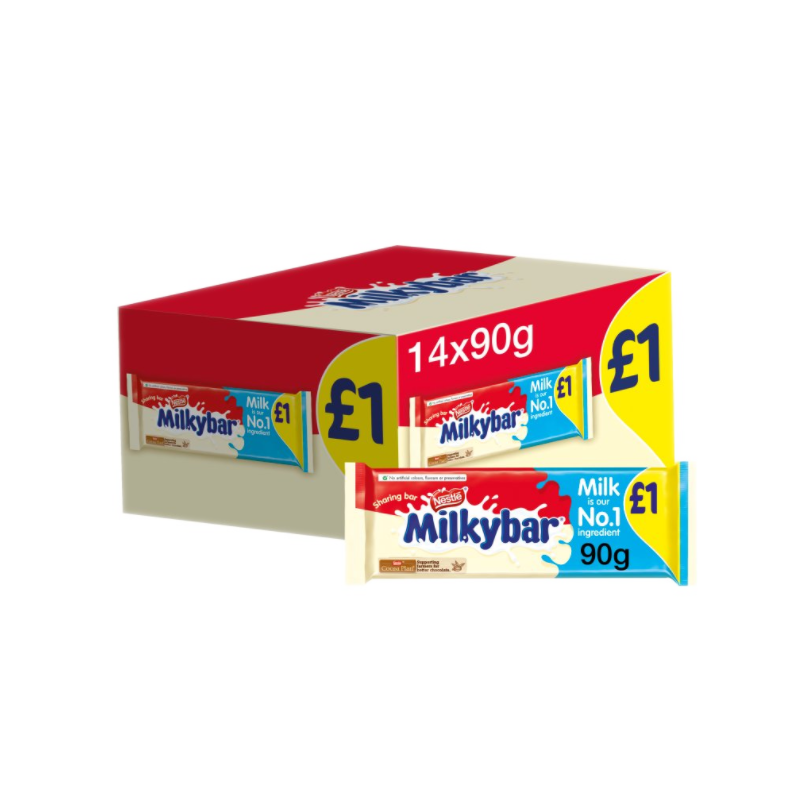 Chocolates Milkybar Block NPM 90gm 14 | Singh's Enterprises